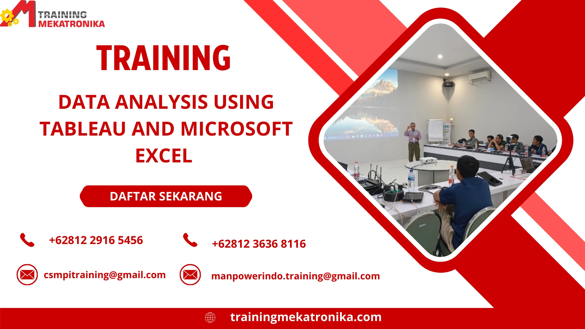 TRAINING DATA ANALYSIS USING TABLEAU AND MICROSOFT EXCEL